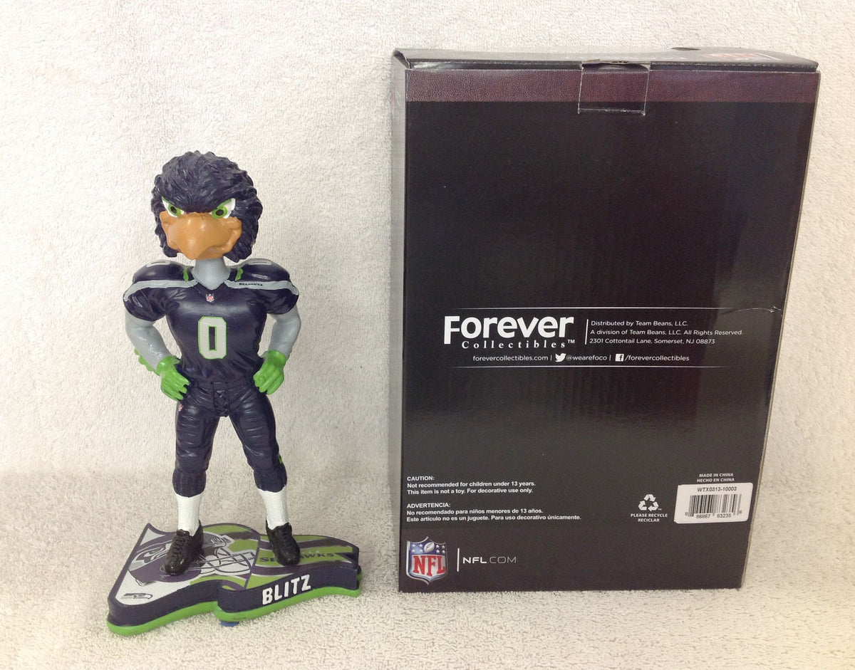 Blitz Seattle Seahawks Mascot Bobblehead — BobblesGalore
