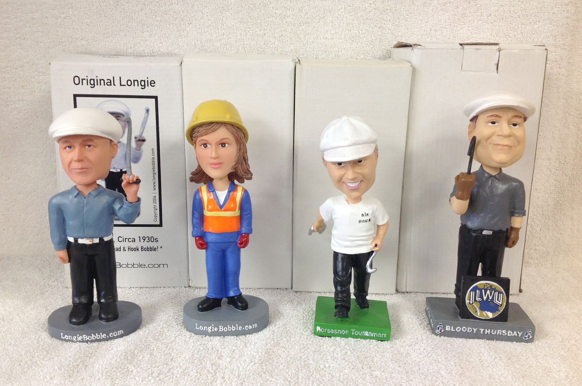Longshoreman ILWU Bobblehead Set — BobblesGalore