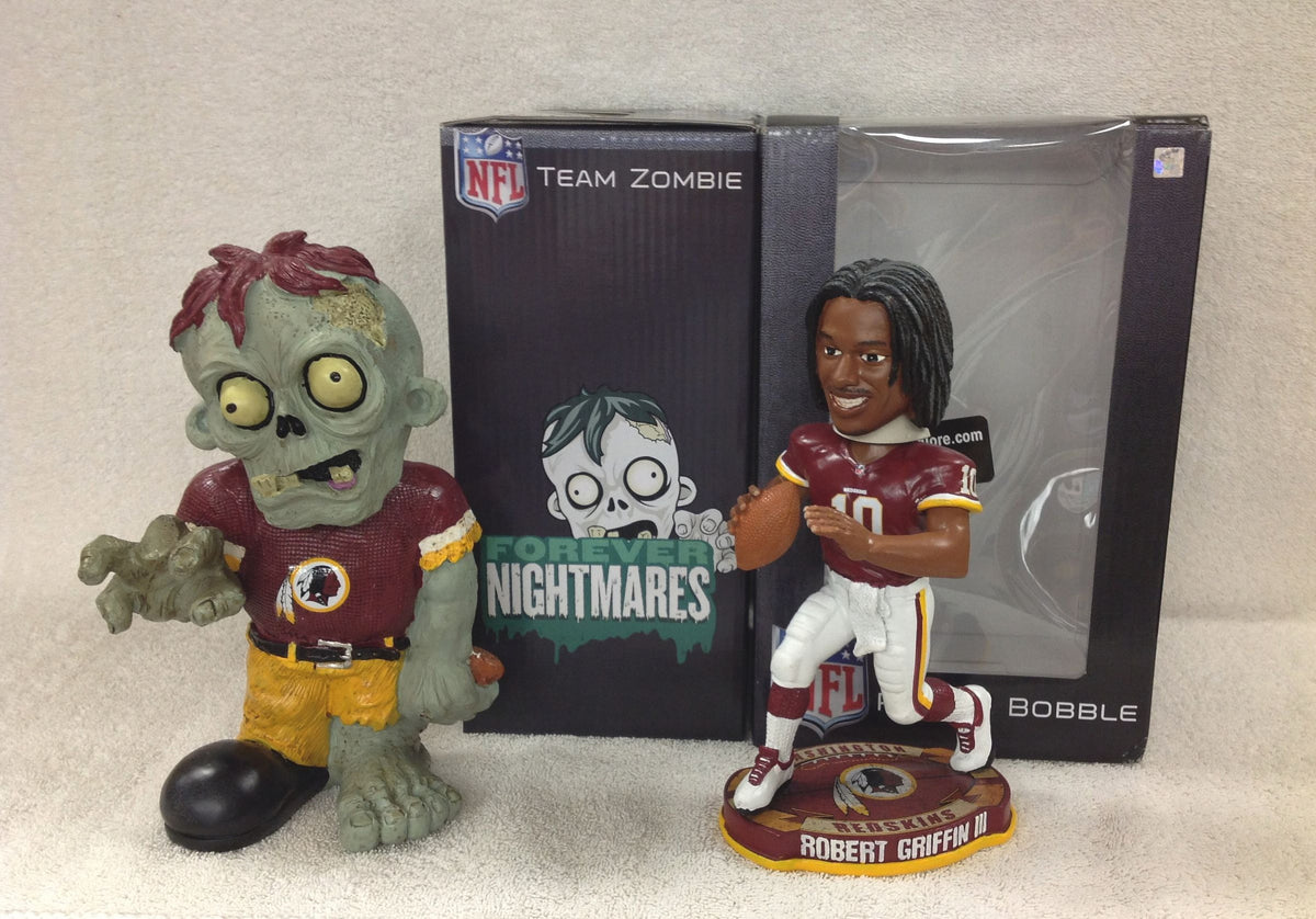 Robert Griffin ROOKIE Bobblehead and Washington Redskins Zombie ...