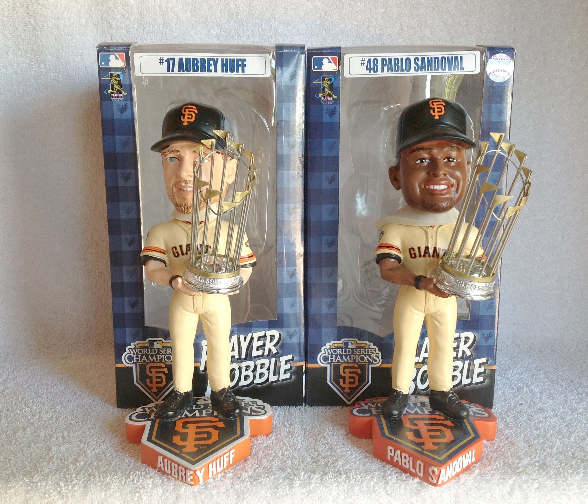 Aubrey Huff and Pablo Sandoval Bobblehead Set — BobblesGalore