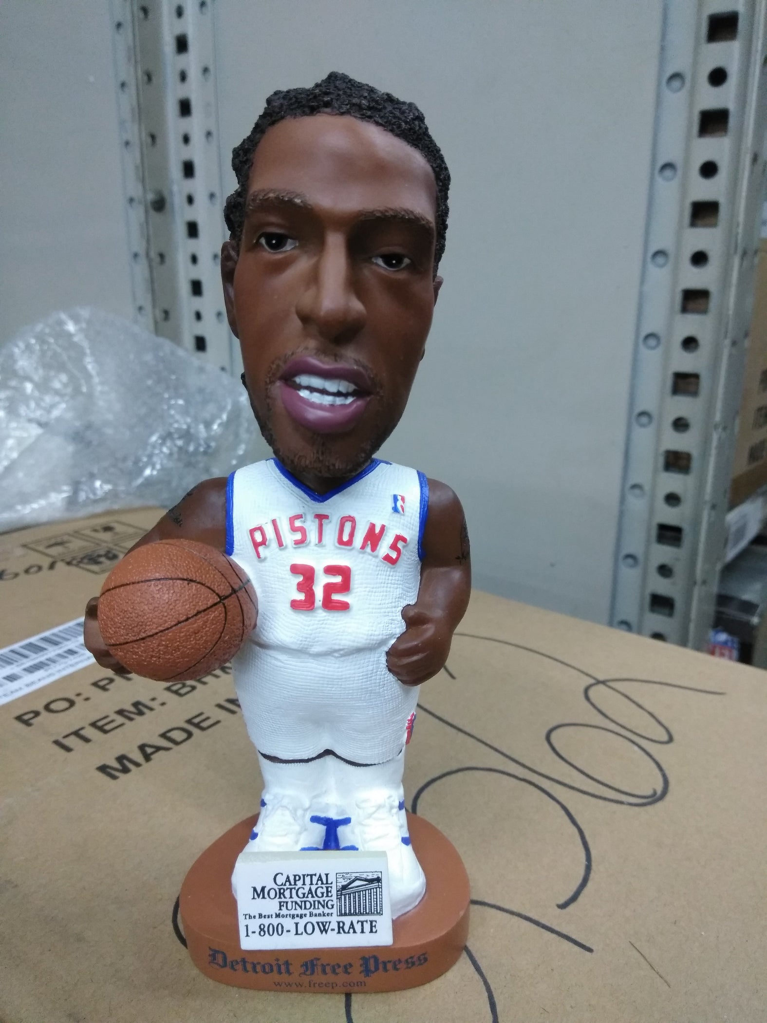 Rip Hamilton Detroit Pistons Bobblehead NBA — BobblesGalore