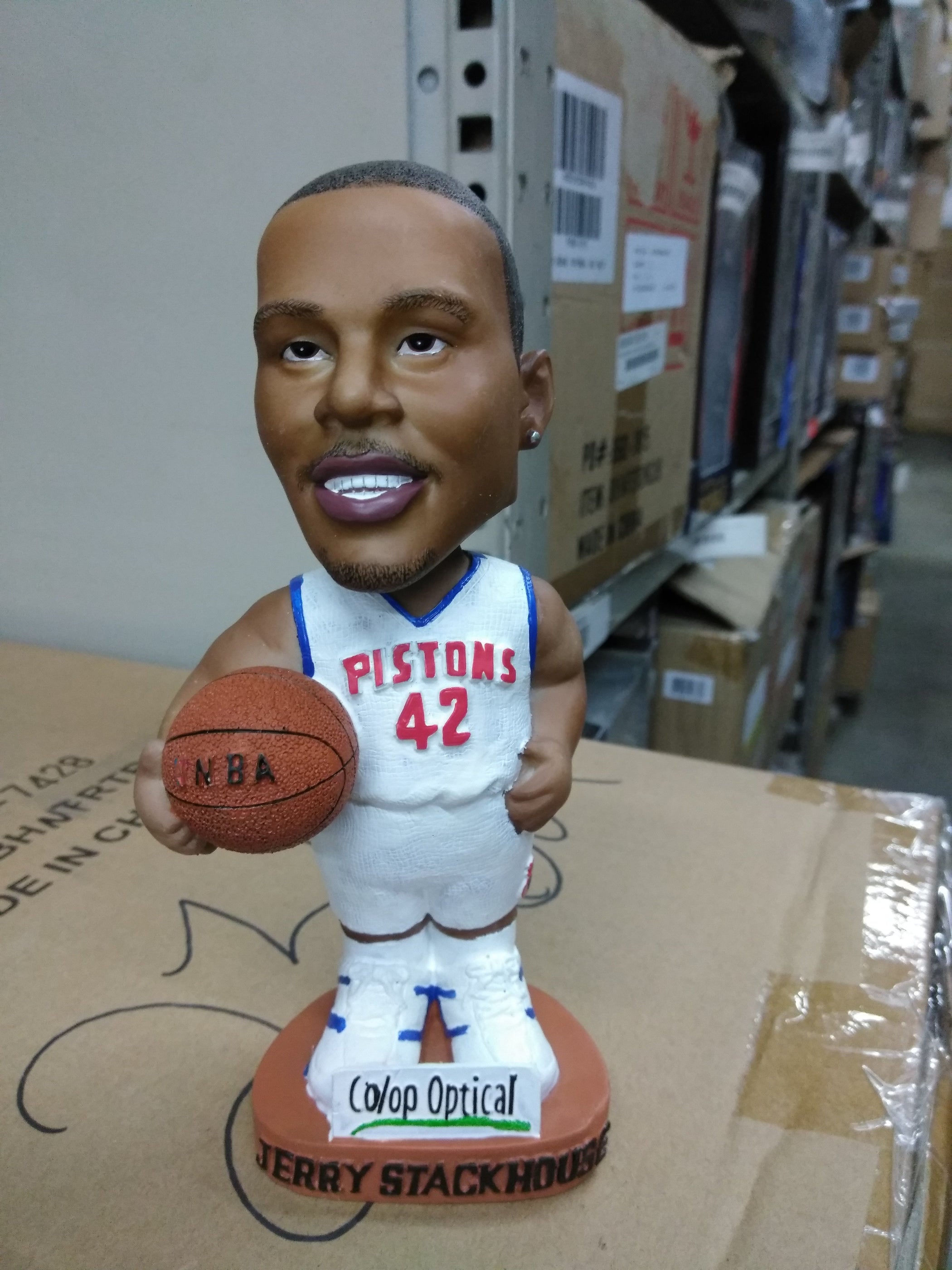 Jerry Stackhouse Detroit Pistons Bobblehead NBA — BobblesGalore