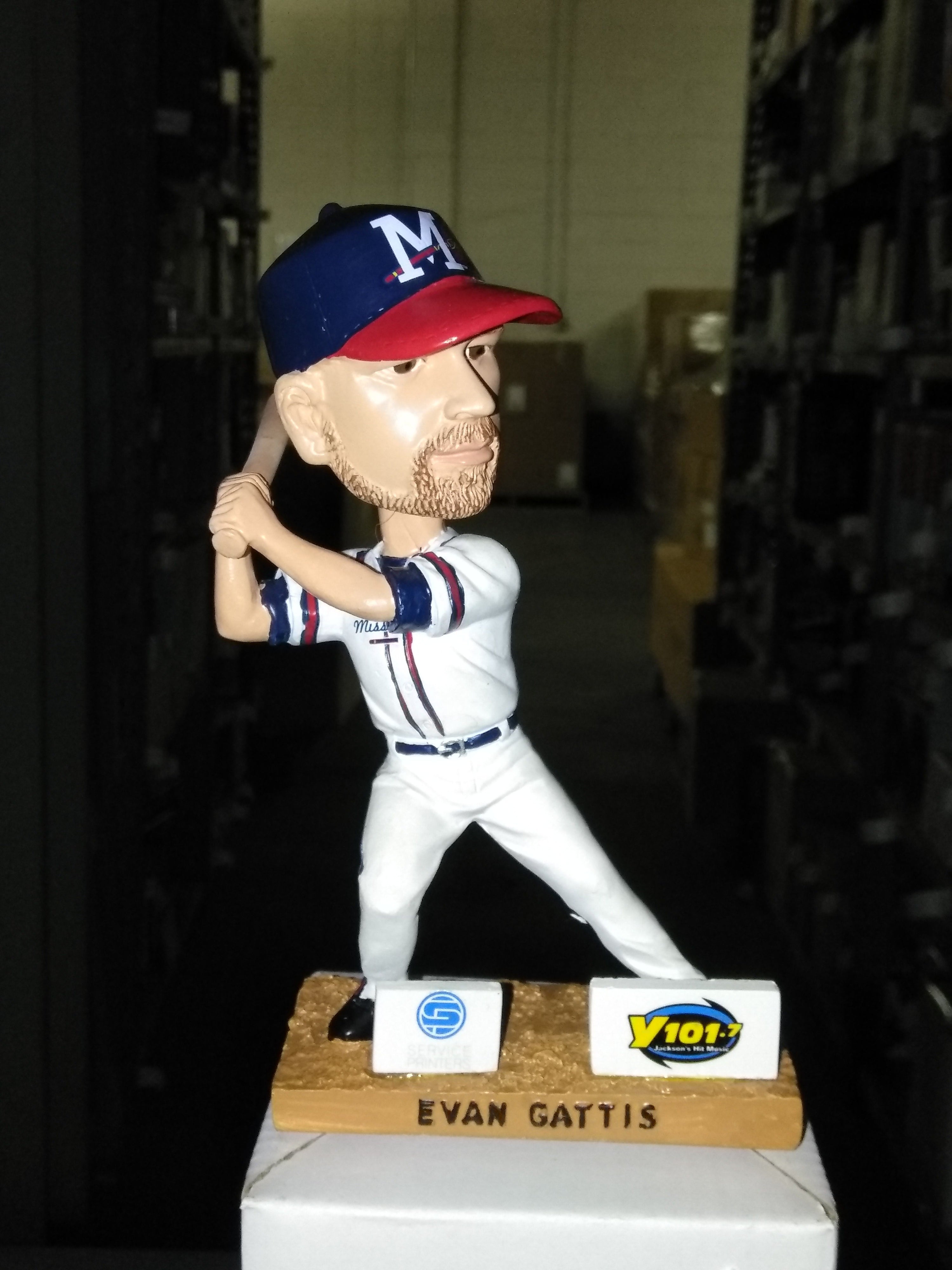 Evan Gattis Mississippi Braves Atlanta Bobble SGA Mississippi Braves B ...