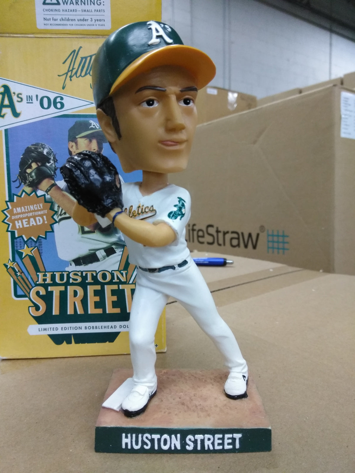 Huston Street Oakland A's Athletics SGA 2006 White Bobblehead ...