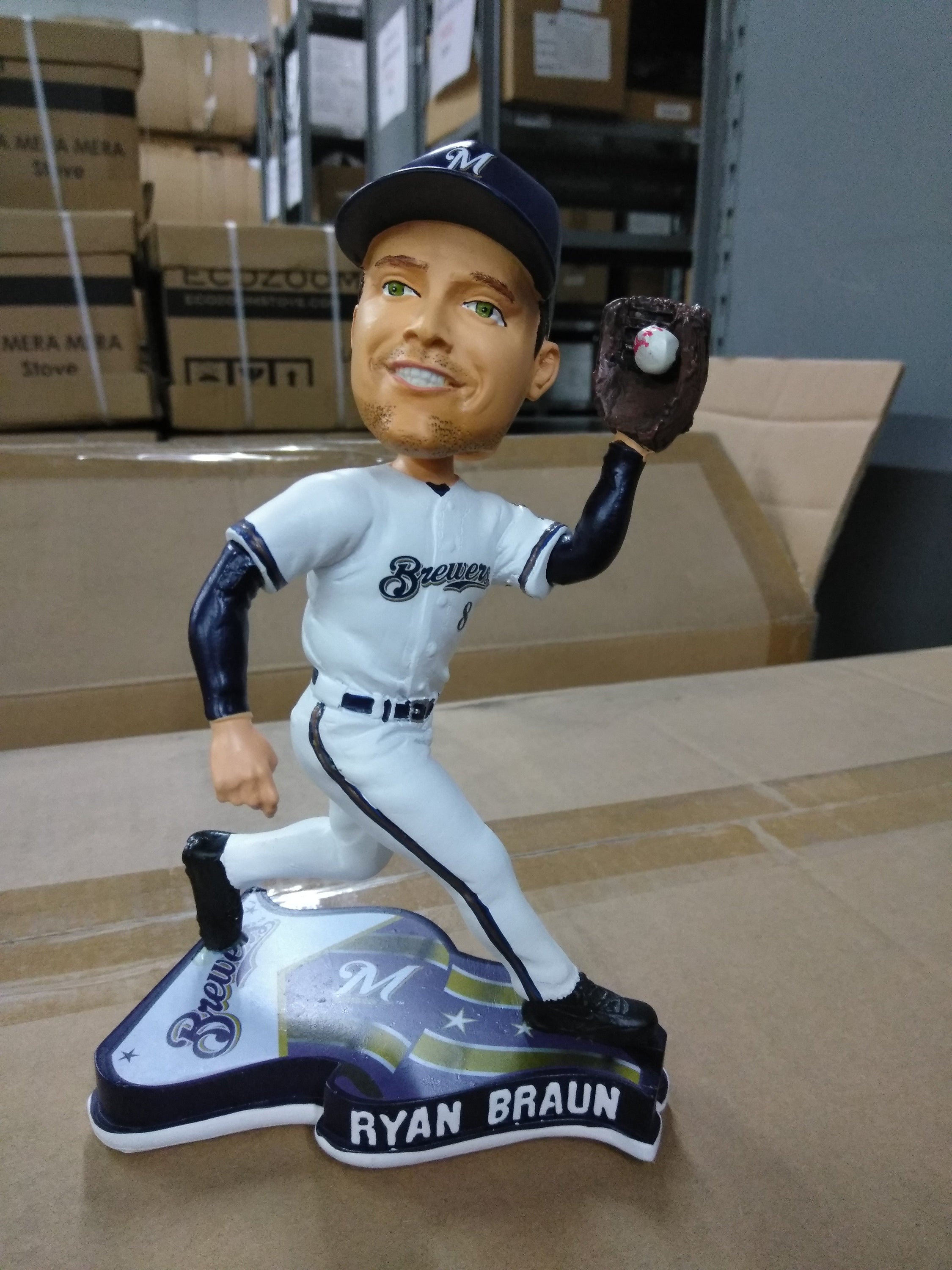 Ryan Braun Milwaukee Brewers Bobblehead — BobblesGalore