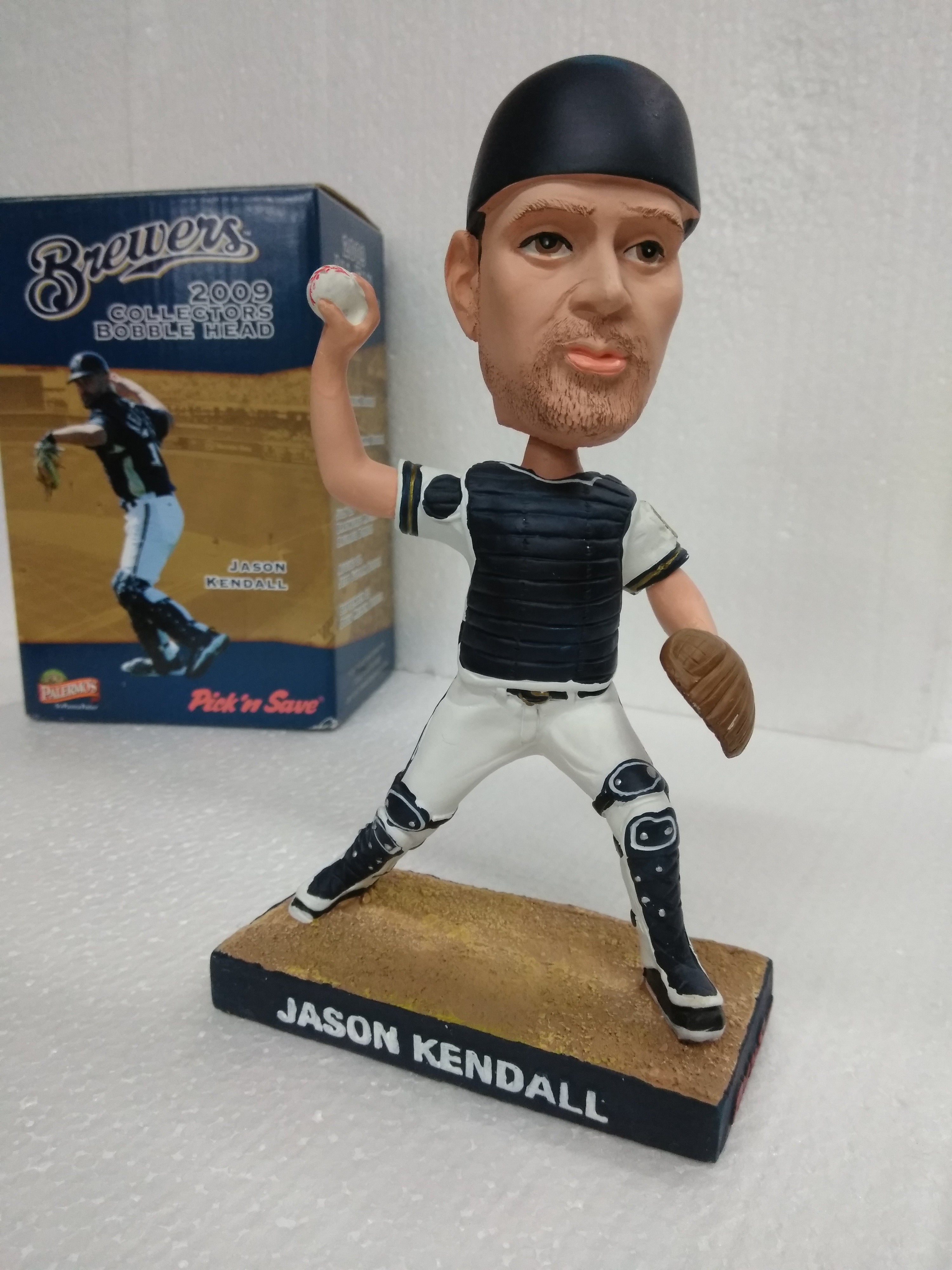 Jason Kendall Milwaukee Brewers Bobblehead MLB — BobblesGalore