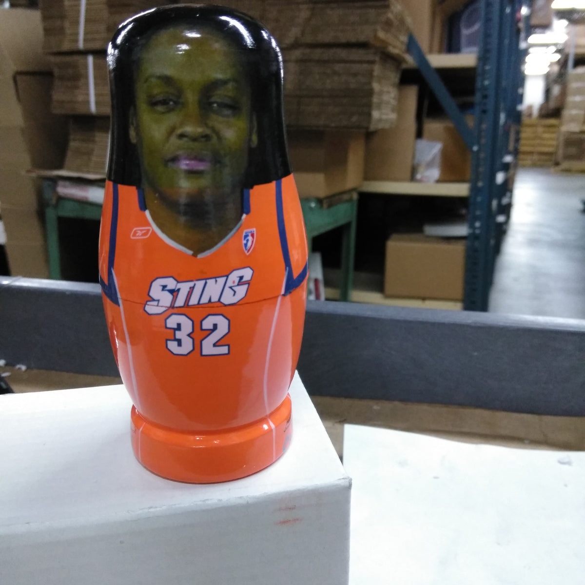 DAWN STALEY/Stinson/Feaster Charlotte Sting Nesting Doll WNBA ...
