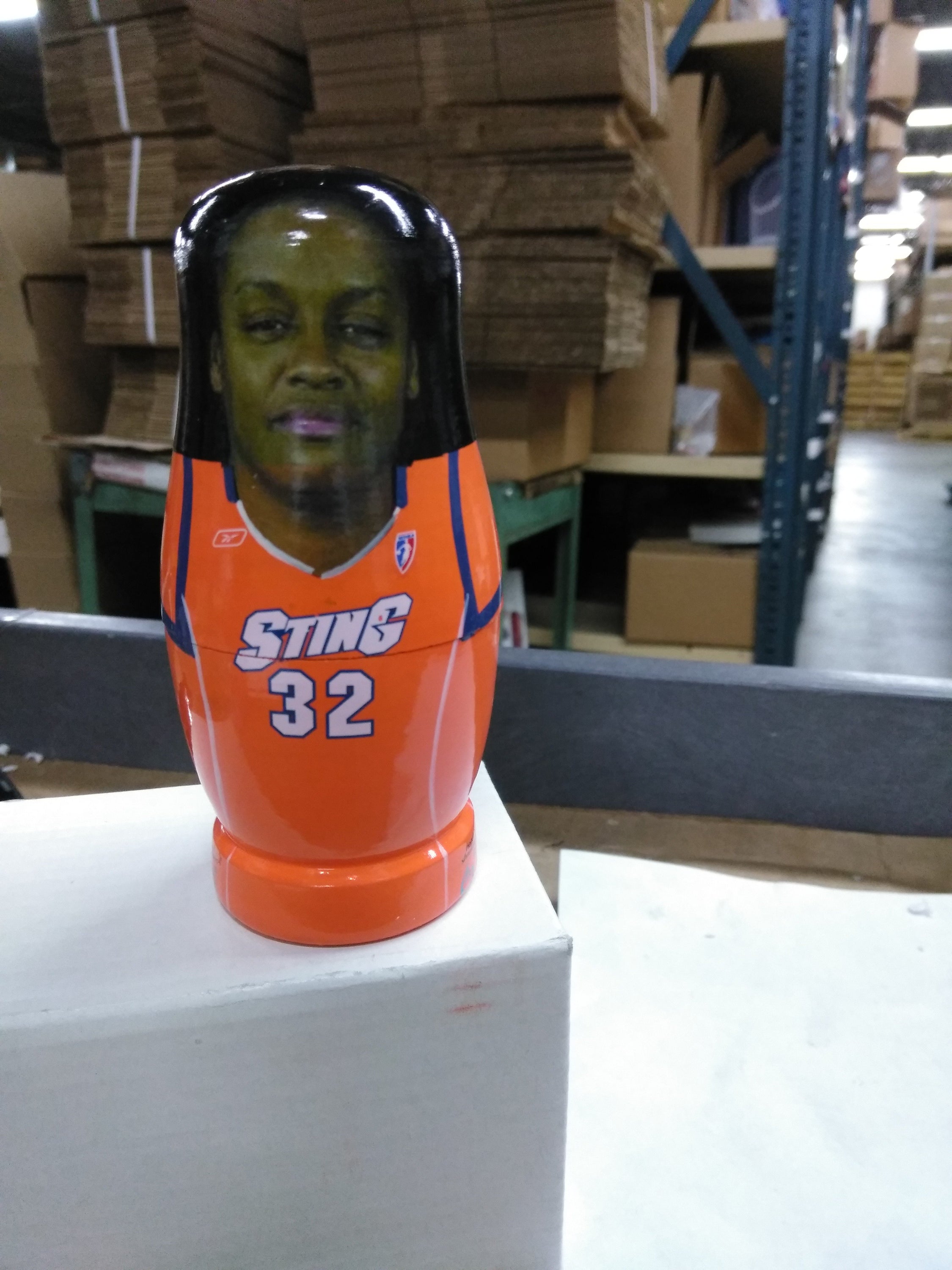 DAWN STALEY/Stinson/Feaster Charlotte Sting Nesting Doll WNBA ...