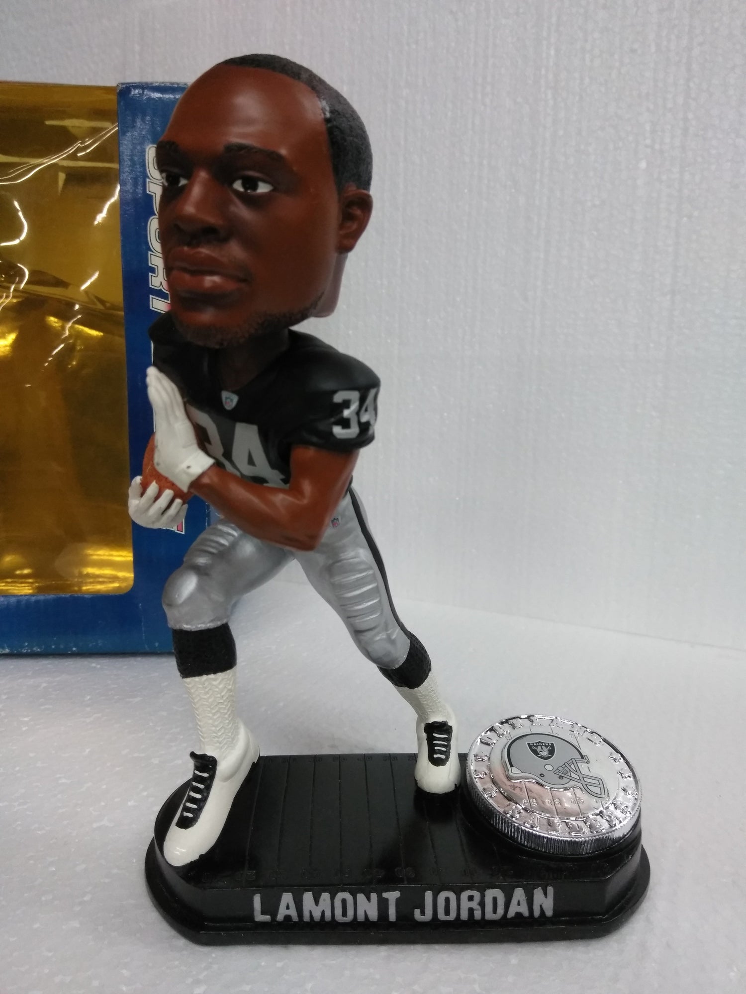 LAMONT JORDAN 34 RAIDERS Bobblehead — BobblesGalore