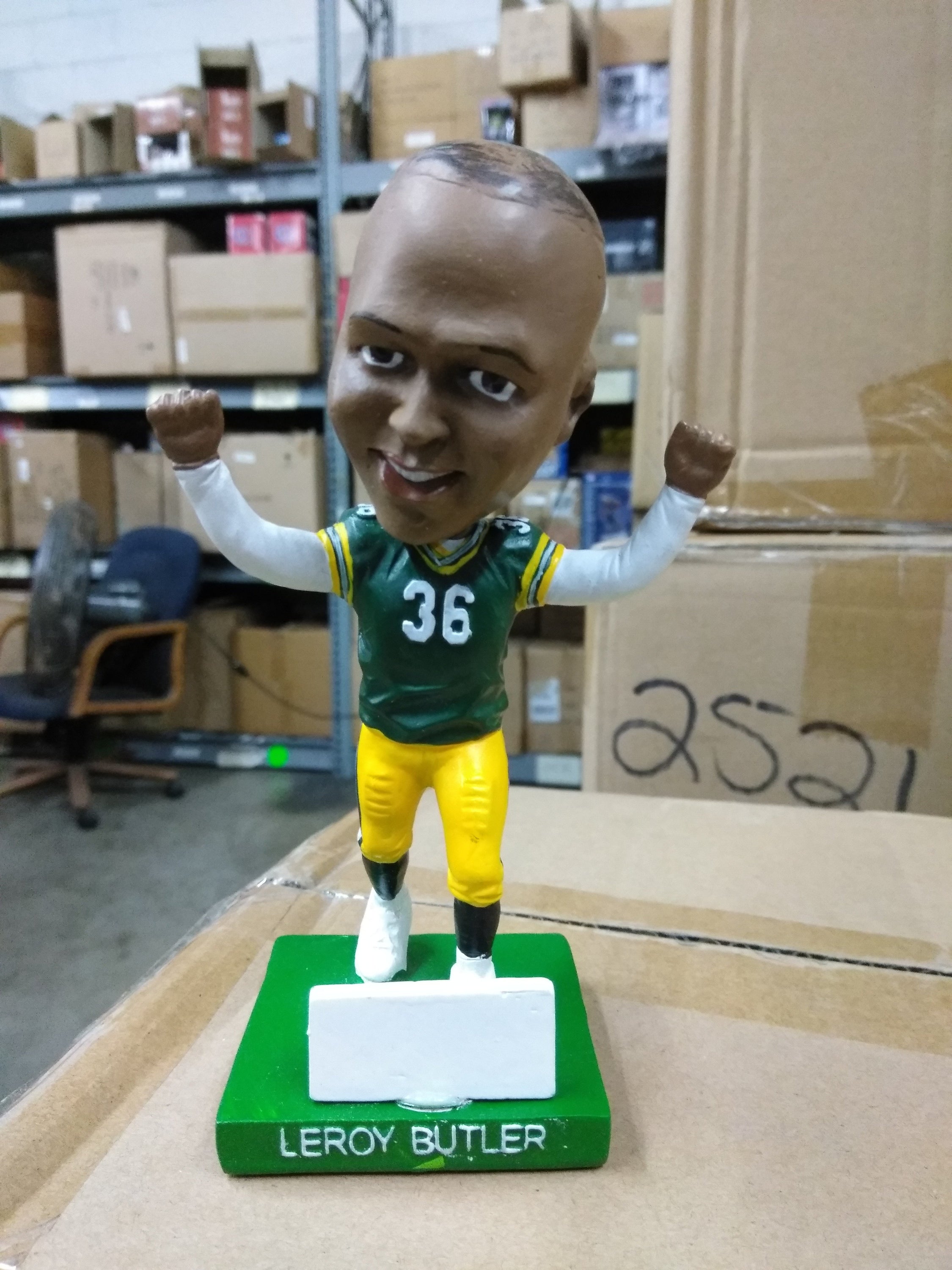 LeRoy Butler Green Bay Packers Bobble Hands Raised Green Bay Packers B ...