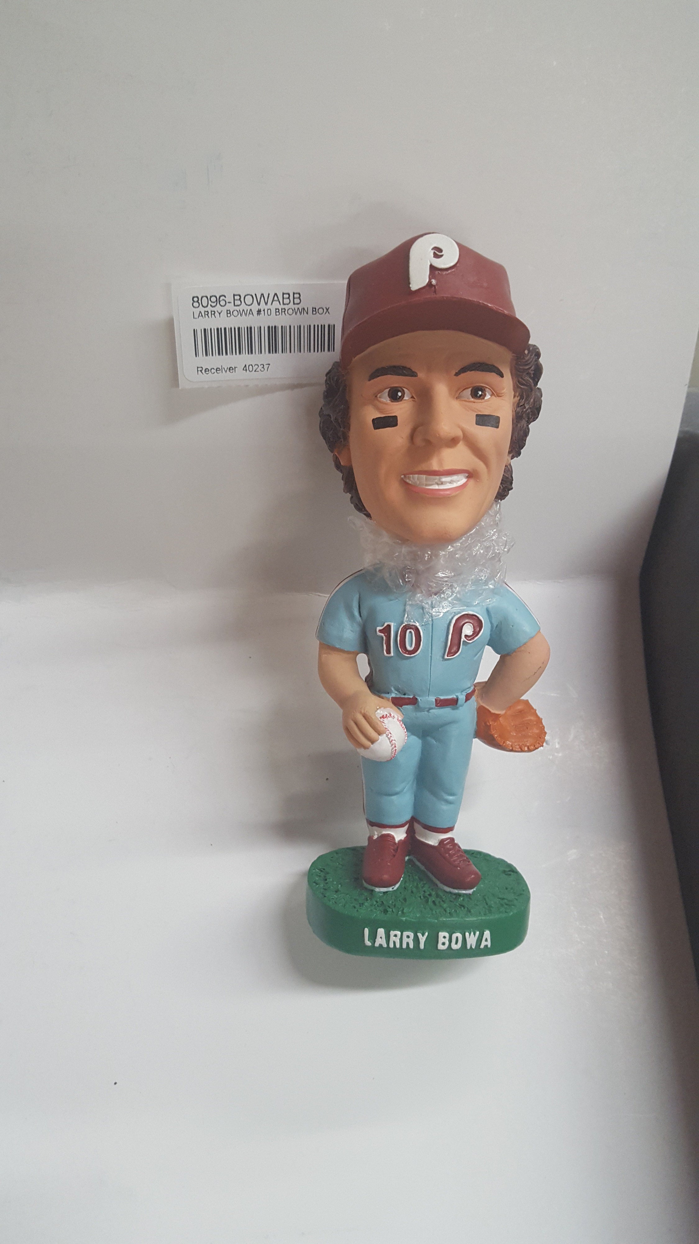LARRY BOWA #10 BROWN BOX Bobblehead — BobblesGalore
