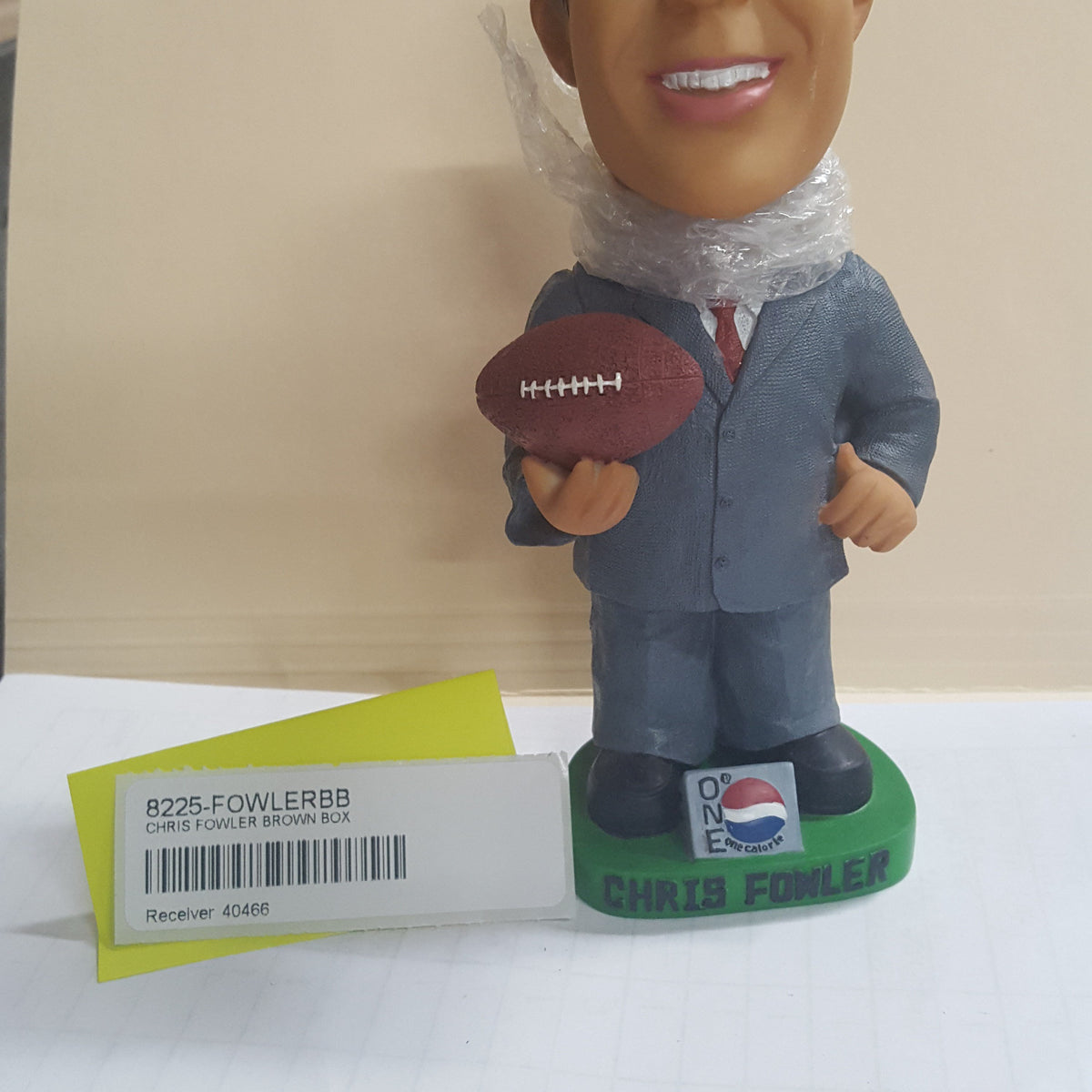 CHRIS FOWLER BROWN BOX Bobblehead — BobblesGalore